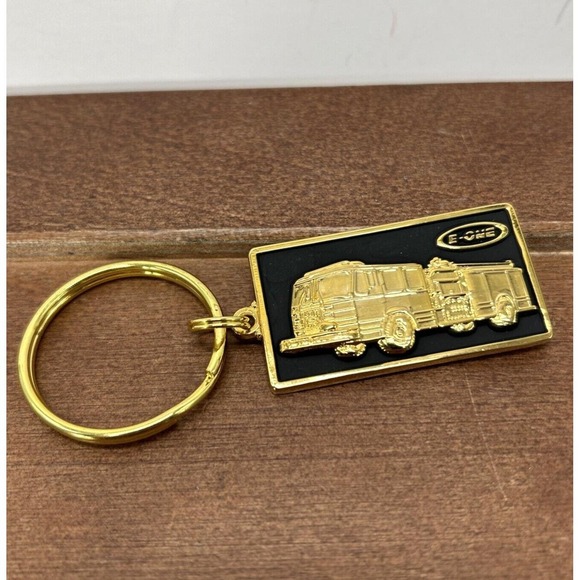 Accessories | Eone Fire Truck Firefighter Black Gold Tone Metal ...